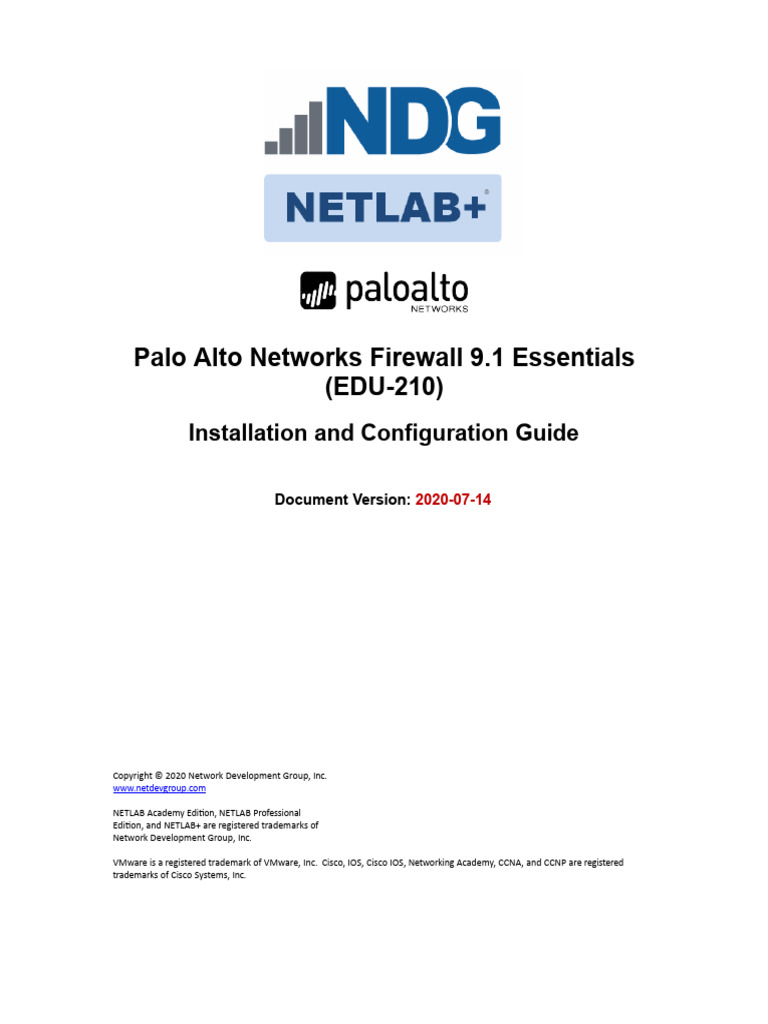Netlab Pan91 Pod Install Guide | PDF | Virtual Machine | Computer Network