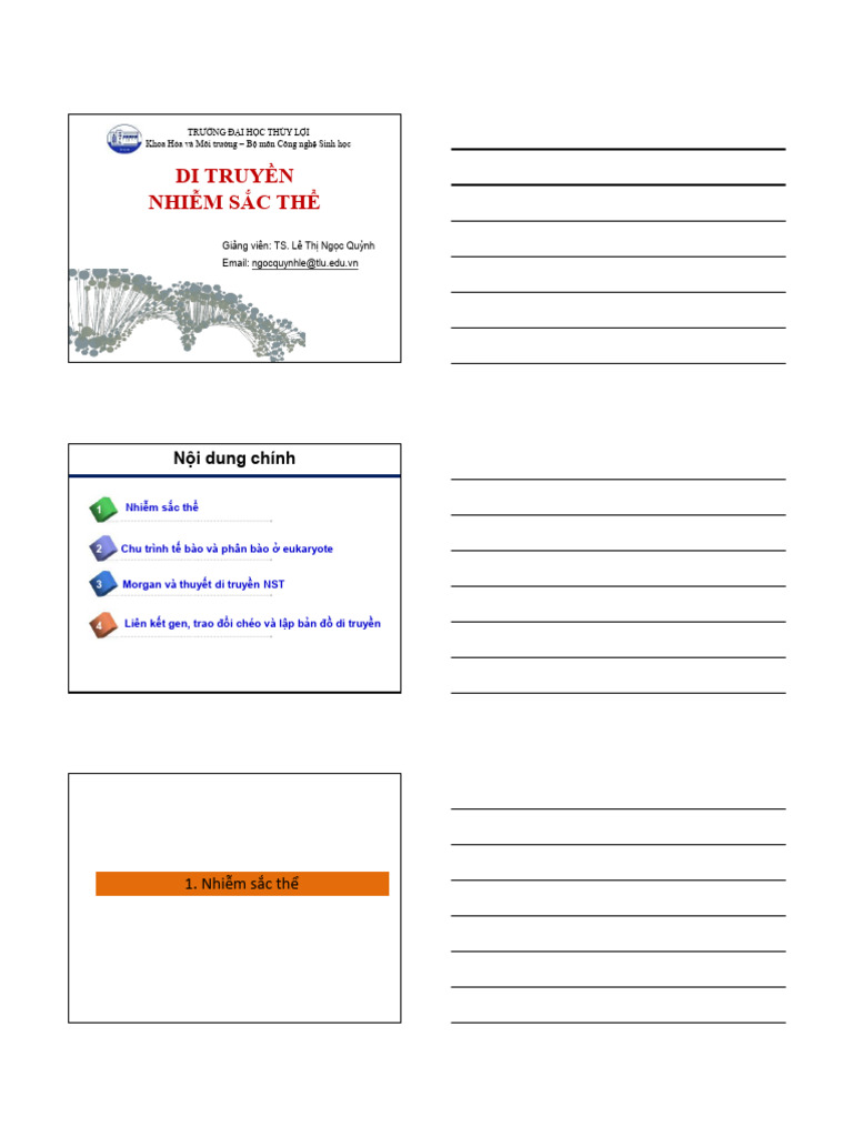 Di Truyền NST | PDF