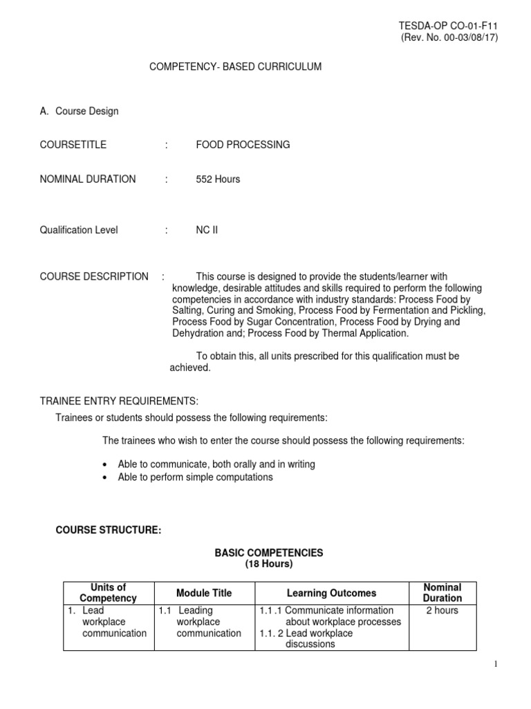 CBC Fop NC Ii | PDF | Occupational Safety And Health | Information