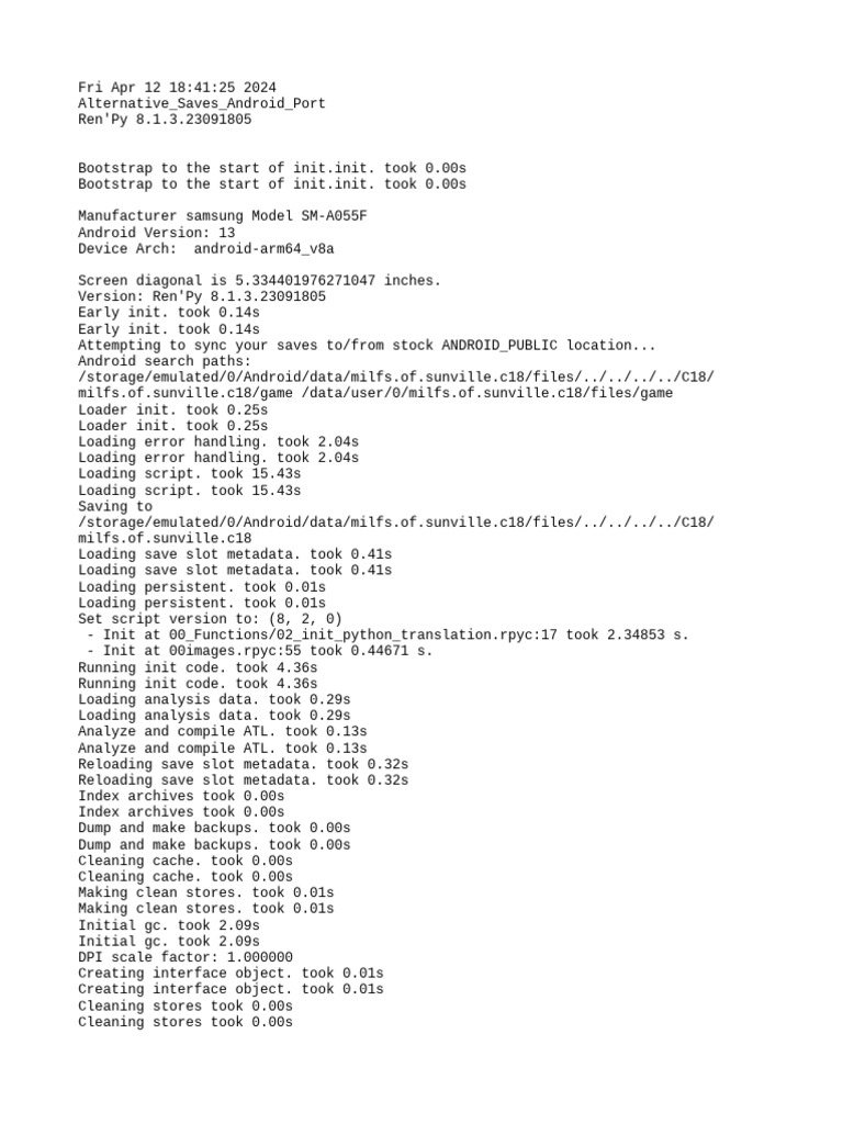 Log | PDF | Booting | Computer Architecture