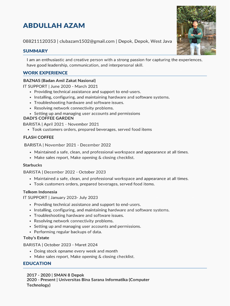 CV - Abdullah Azam | PDF