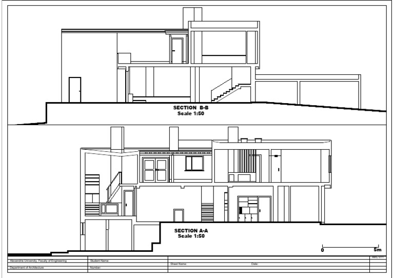 Architectural Section Drawings 1:50 | PDF