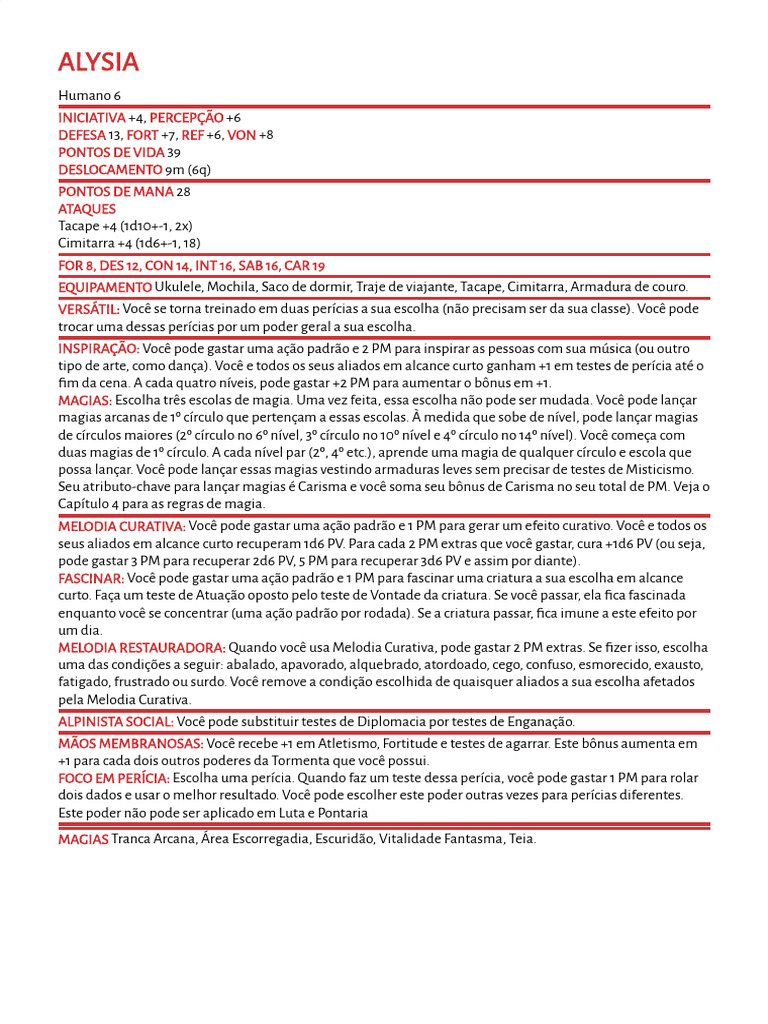 Alysia - Bardo Humano | PDF