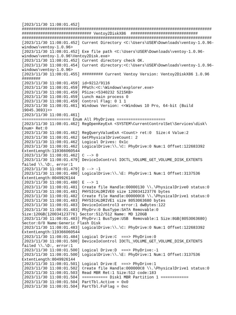 Log | Download Free PDF | X86 Architecture | Computer Data