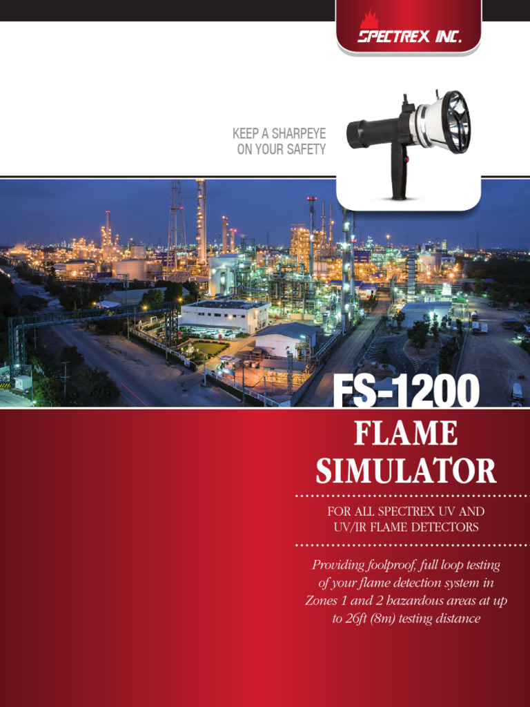 Spectrex FS-1200 Datasheet | PDF | Simulation | Sensor