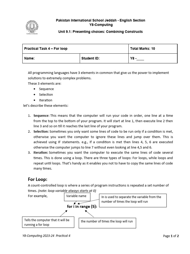 Practical 4 | PDF | Control Flow | Software Development Practical 4 | PDF | Control Flow | Software Development