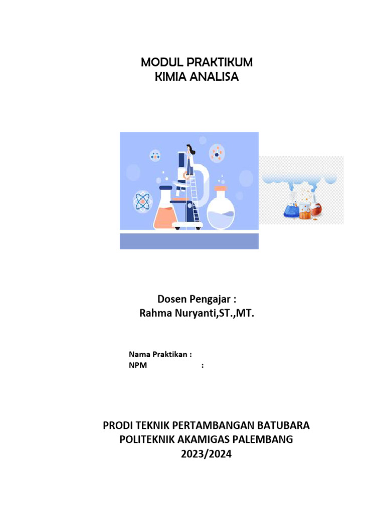 Modul Praktikum Kimia Analisa TPB | PDF