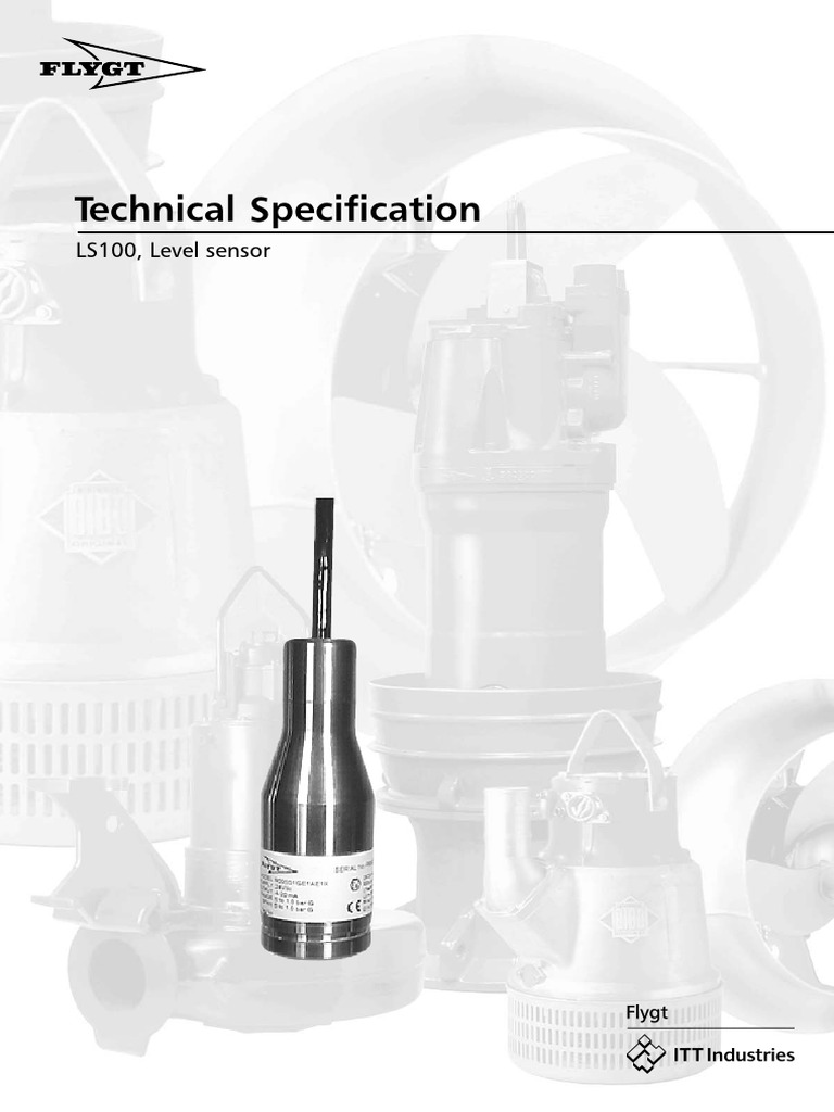 ITT Flygt LS100 Level Sensor Specs | PDF | Electrical Components ...