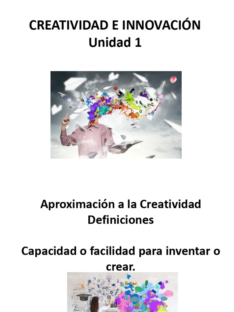 CREATIVIDAD | PDF | Innovación | Creatividad