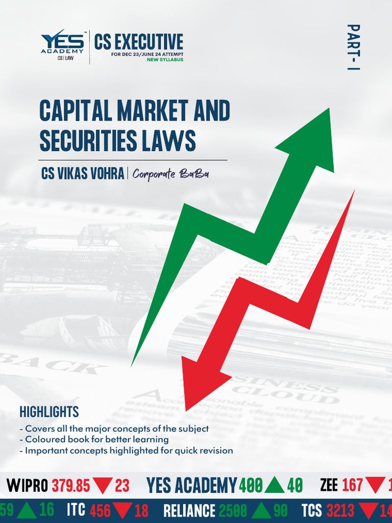 CMSL MAIN Book Part 1 CS Vikas Vohra NEW Syllabus June 23 | PDF | Private Equity | Securities ...