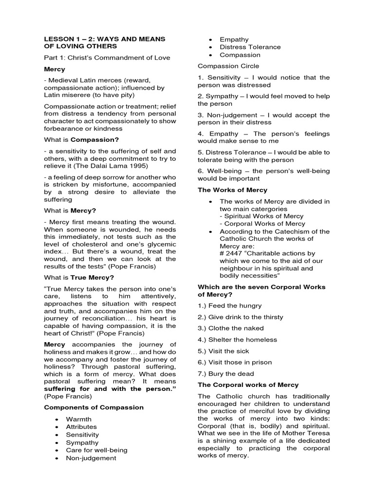 FCL Prelim Midterm Reviewer | PDF | Prudence | Compassion
