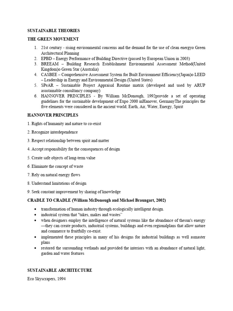 Lec - Sustainable Concepts | PDF | Sustainability | Earth Sciences