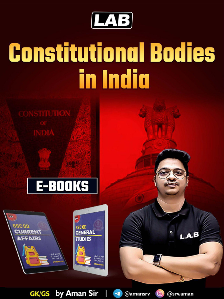 India's Constitutional Bodies Guide | PDF | Government Of India | Tribunal