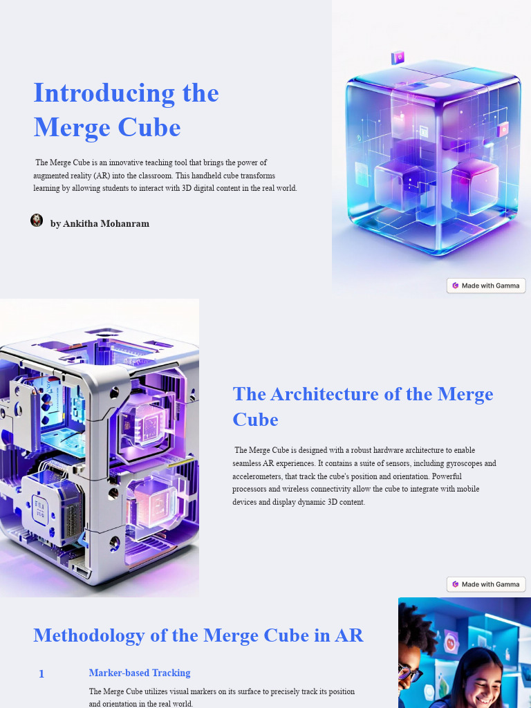 Introducing The Merge Cube | PDF | Augmented Reality | Computer Science
