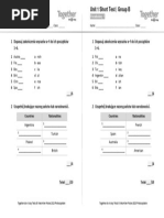 Brainy Kl4 Unit Test 1 A | PDF