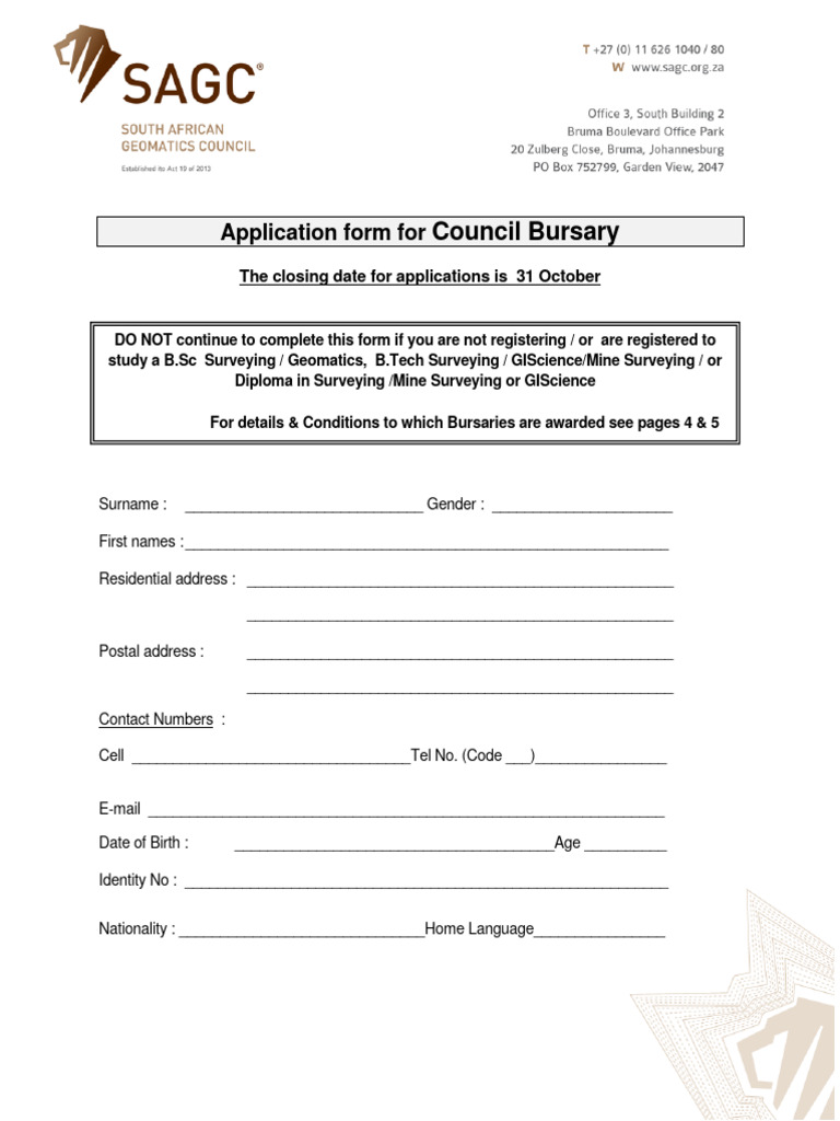 Bursary Forms V2023 V1 | PDF | Interest | Loans