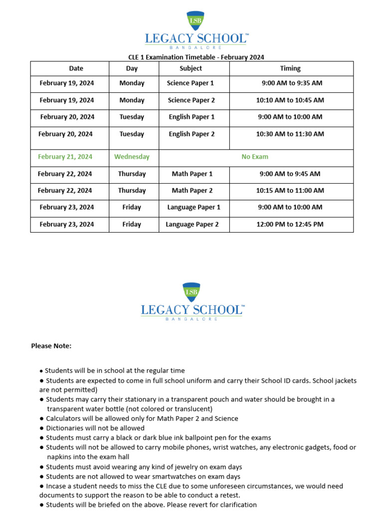 GR 5 CLE 1 - Timetable | PDF