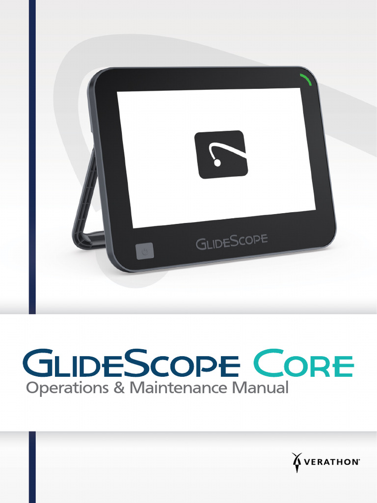 glidescope_core | PDF | Menu (Computing) | Computer Monitor