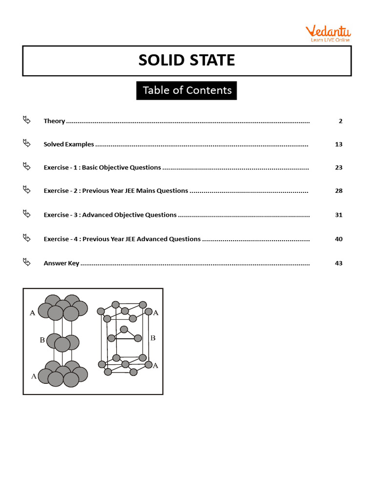 CH 4. Solid State (Chem +2) | PDF | Solid | Glasses
