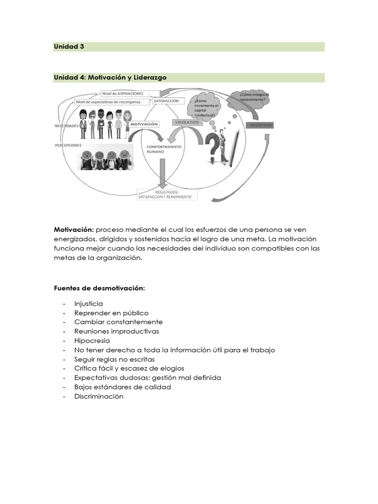 Resumen Admin 2 | PDF | Motivación | Motivacional