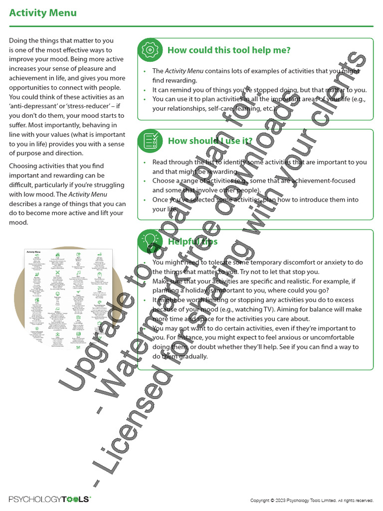 Activity Menu Lang Eng GB Format Client Version | PDF | Self-Improvement