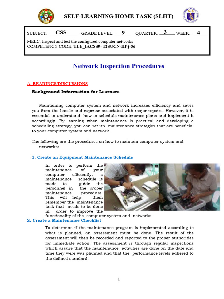 Network Inspection Procedures | PDF | Wi Fi | Computer Network