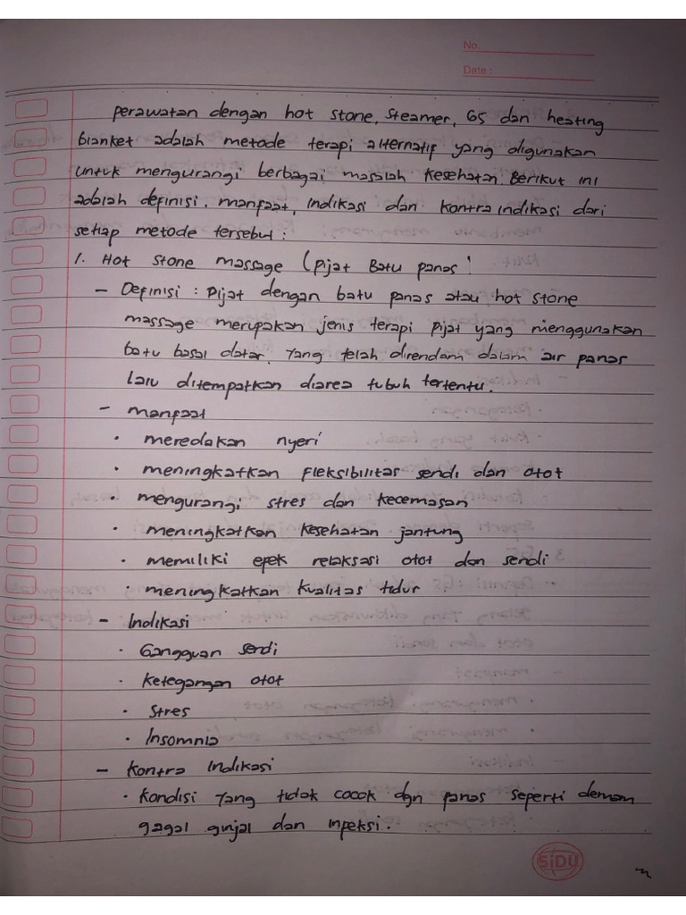 Tugas Perawatan Badan Dan Spa Ii - Melisa | PDF