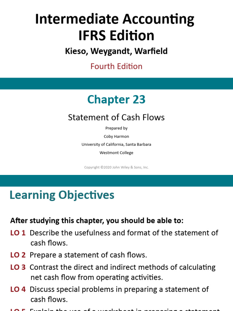 ch23 Kieso IFRS4 PPT | PDF | Cash Flow Statement | Depreciation