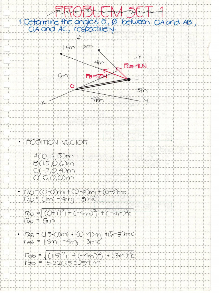 Static of Rigid Bodies - Problem Set | PDF
