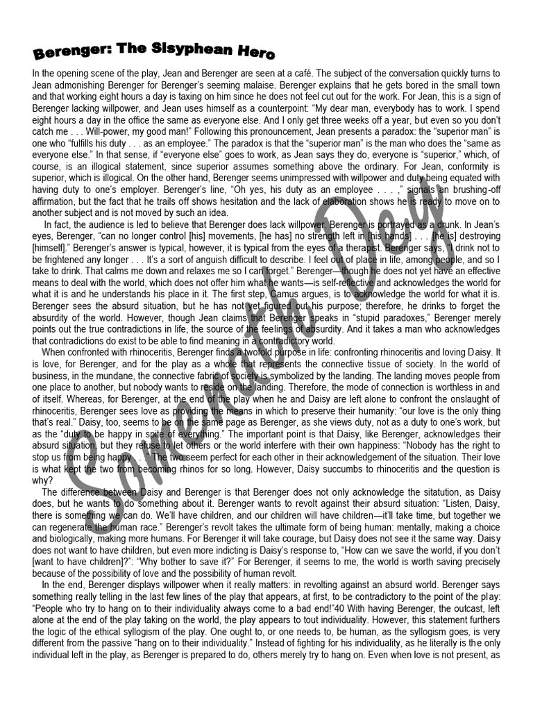 Berenger | PDF | General Fiction