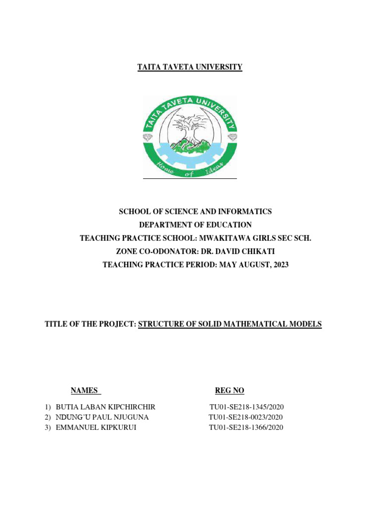 Mathematical Solids Final Project Report | PDF | Geometry | Mathematics