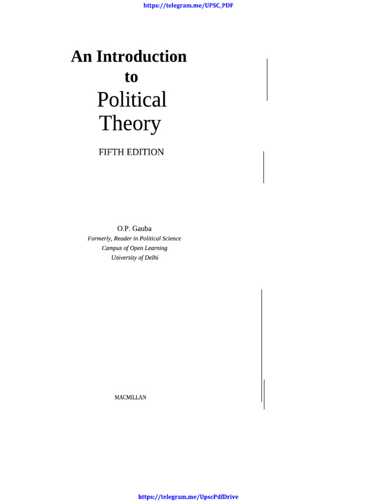 Pol Theory Introduction | PDF Pol Theory Introduction | PDF