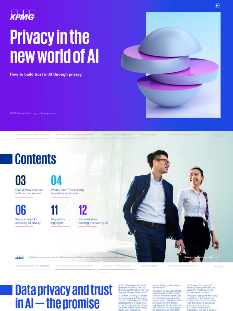 Privacy in The World of Ai Report | PDF | Artificial Intelligence ...