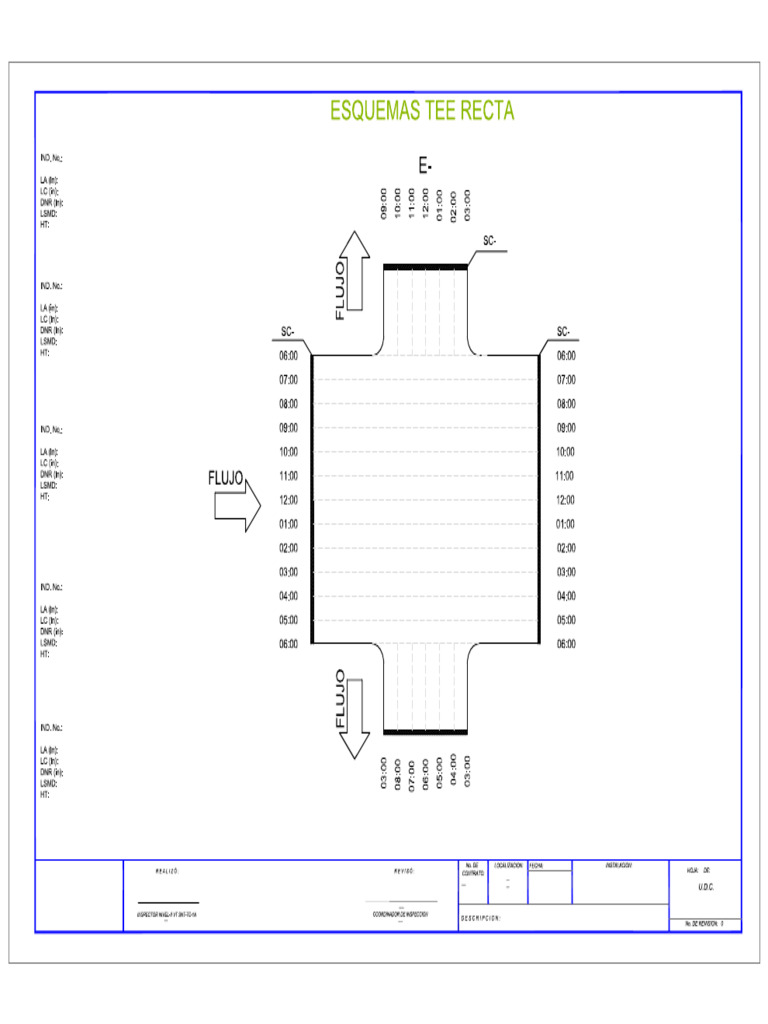 Esquema de Tee Recta Rev. 1 | PDF
