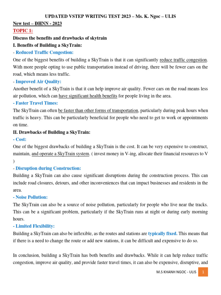 UPDATED VSTEP WRITING TEST 2023 - Đề mới | PDF | Childbirth | Parental ...