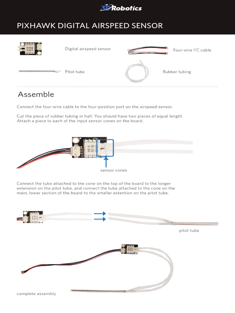 Pixhawk Digital Airspeed Sensor Guide | PDF | Technology & Engineering