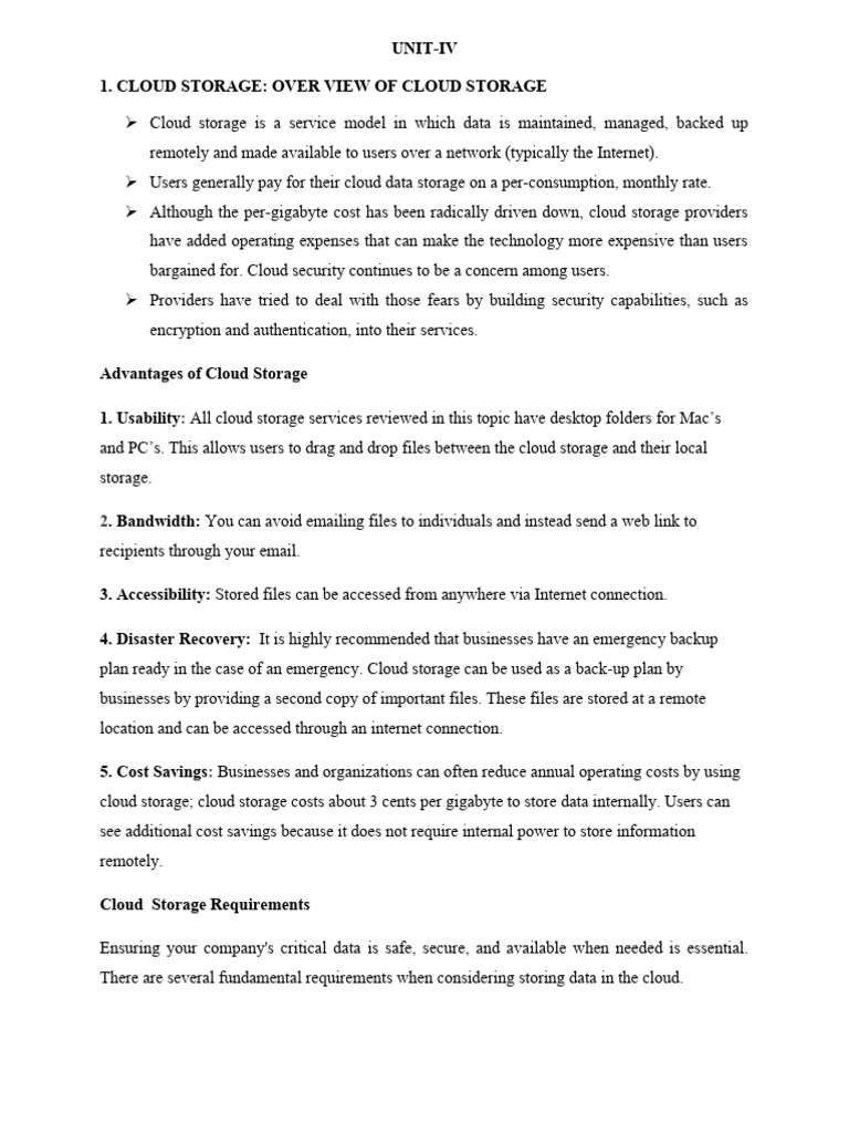 UNITIV Cloud Computing AU - IV | PDF | Apache Hadoop | Map Reduce