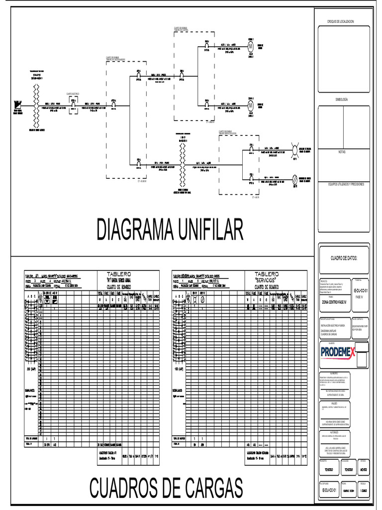 IE-DU-CC-01 (DIAGRAMA UNIFILAR) - D | PDF