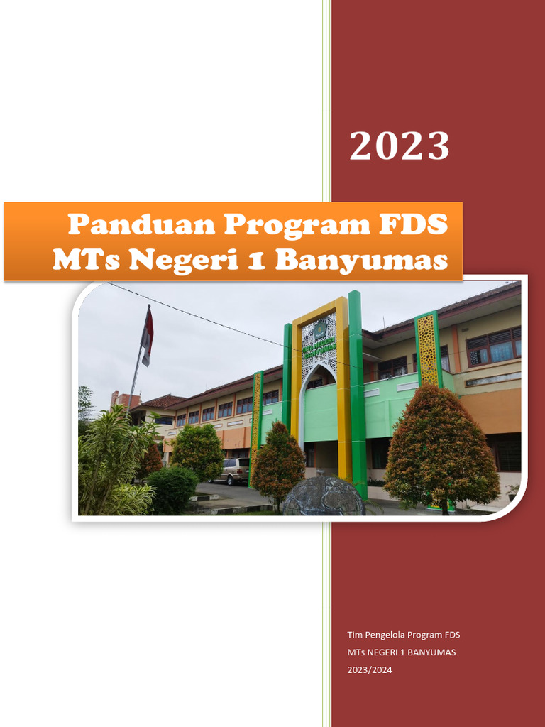 Panduan Program FDS MTsN 1 Banyumas | PDF