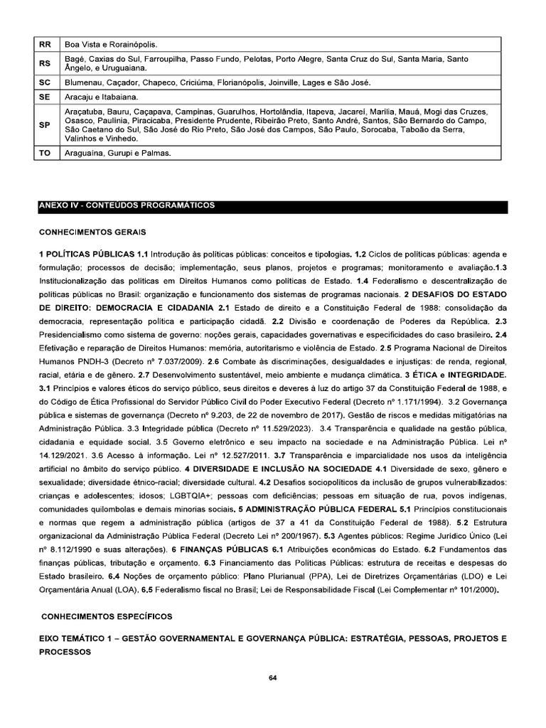 Conteúdo Programático | PDF