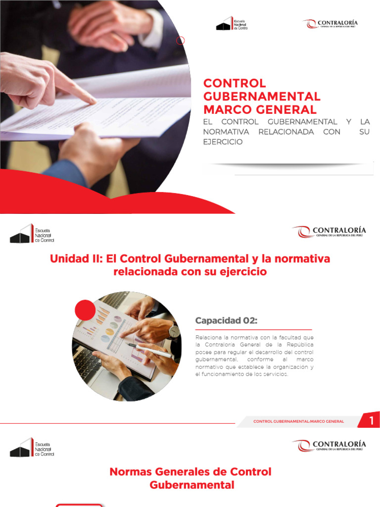Control Gubernamental Marco General - Diapositivas U2 | PDF | Auditoría | Planificación