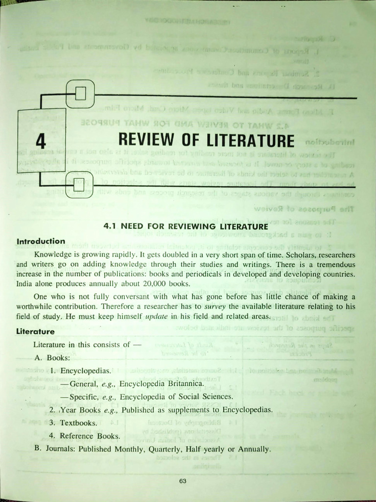 Review of Literature | PDF | Bibliography | Science