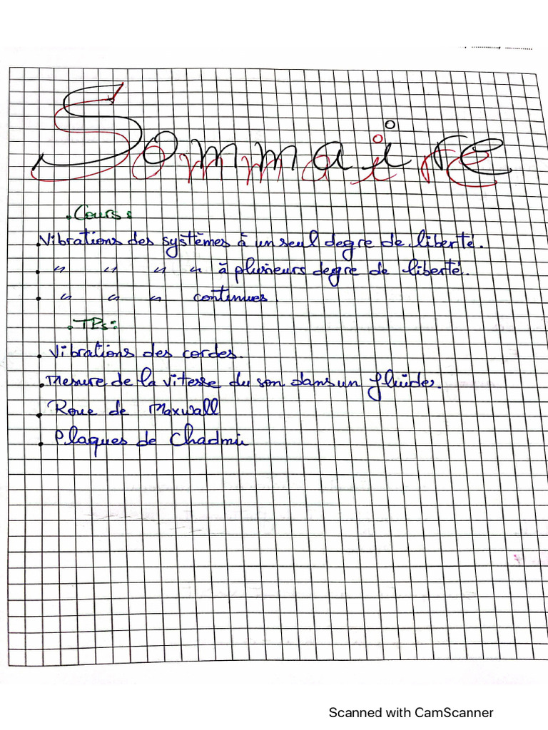 Cours Vibration | PDF