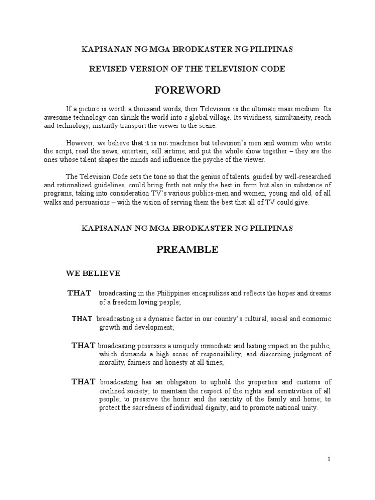 KBP Program Standards | PDF | Television Advertisement | News