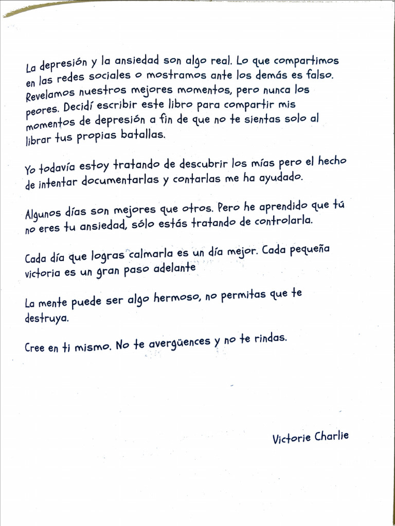 Hoy Estoy Mal Mañana Estare Mejor, Primera Unidad PDF | PDF