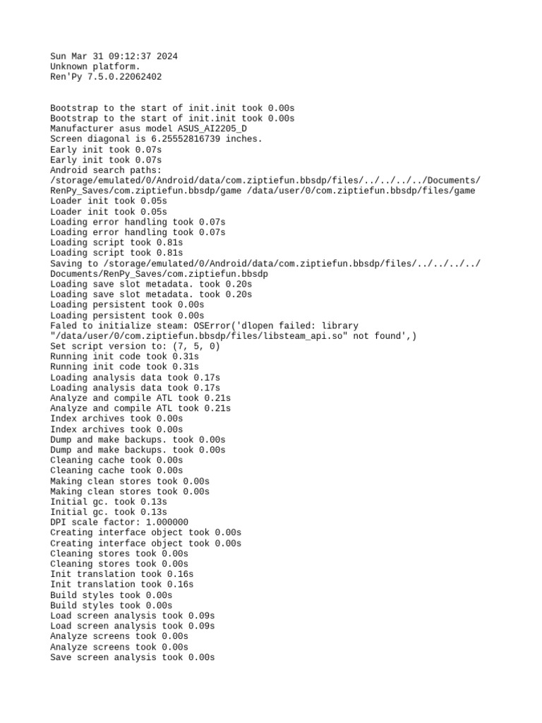 Log | PDF | Booting | Metadata
