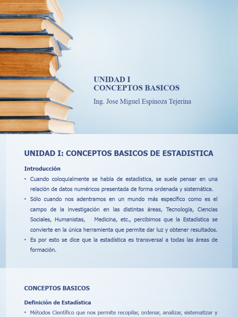 Conceptos Básicos de Estadística | PDF | Muestreo (Estadísticas ...