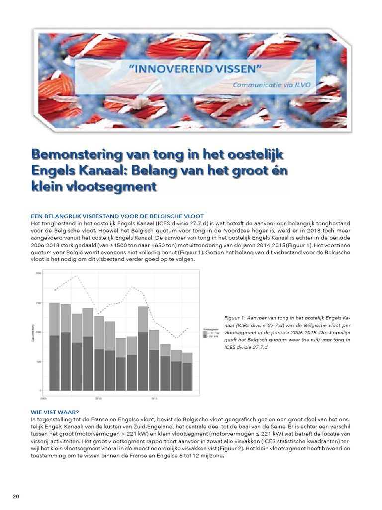 Bemonstering Van Tong in Het Oostelijk Engels Kanaal: Belang Van Het ...