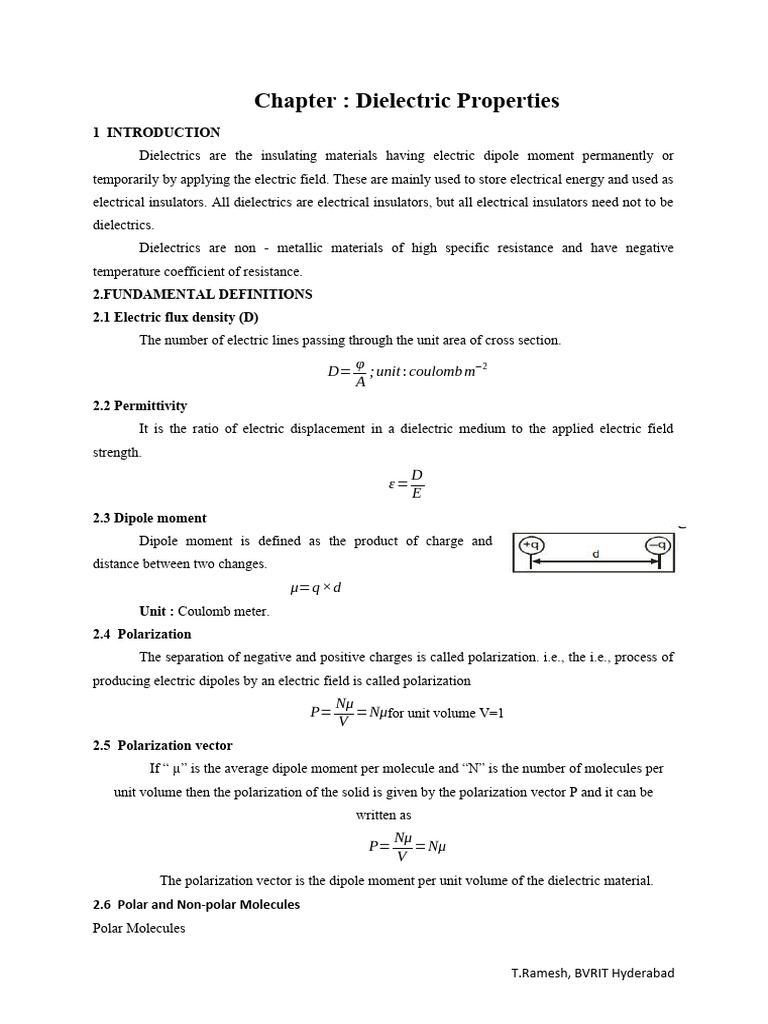 Dielectrics | PDF | Dielectric | Ferroelectricity
