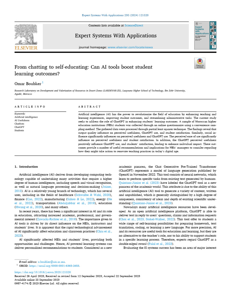 AI in Morocco using TAM | PDF | Artificial Intelligence | Intelligence ...